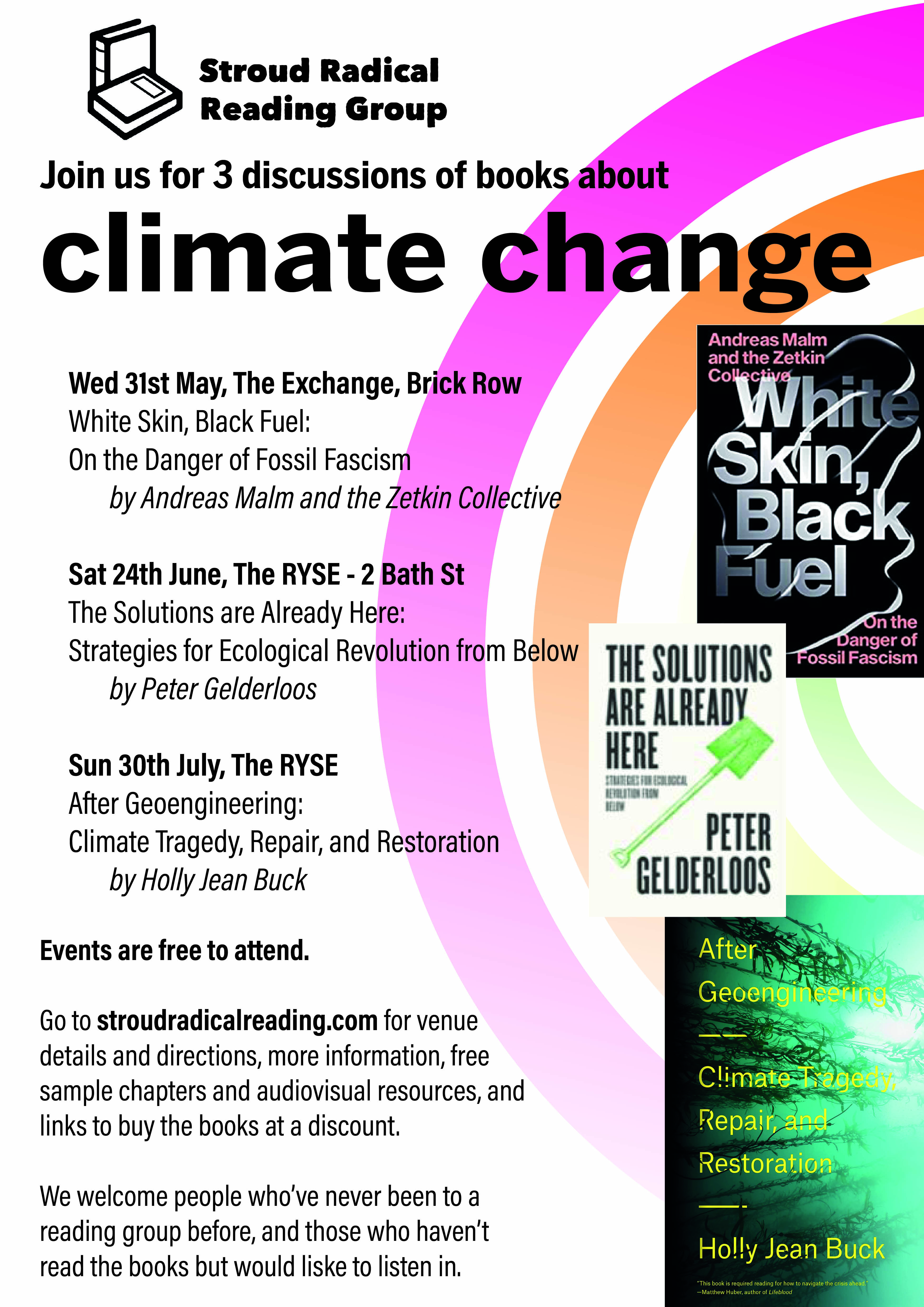 Climate Change – our May to July 2023 series | Stroud Radical Reading Group